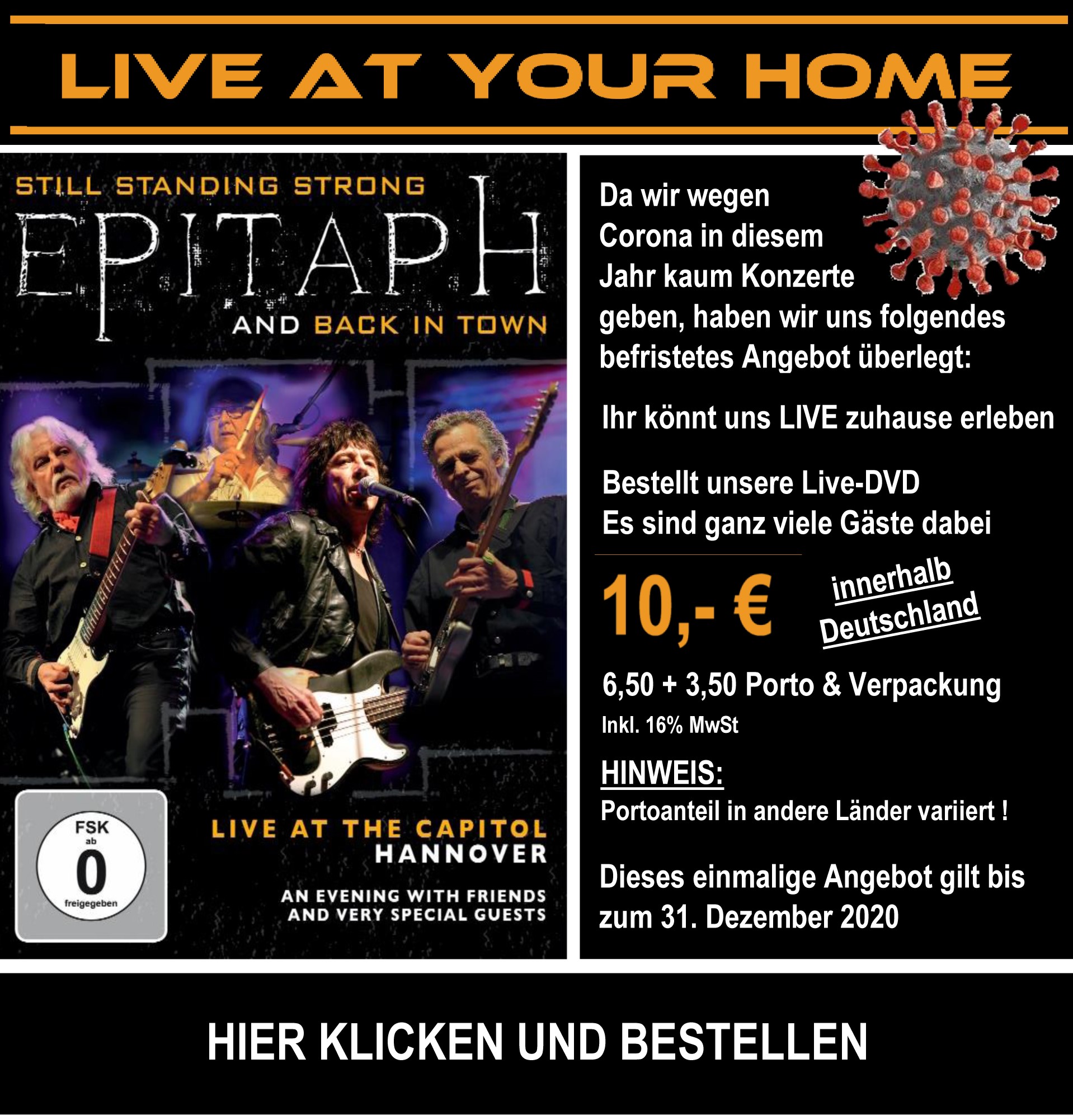 Epitaph – The Rockband – Epitaph Rockband since 1969